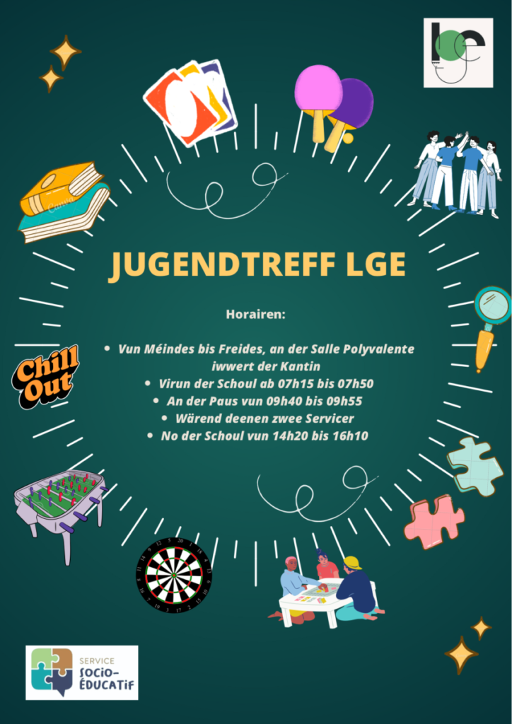 Lycée de Garçons Esch | Jugendtreff
